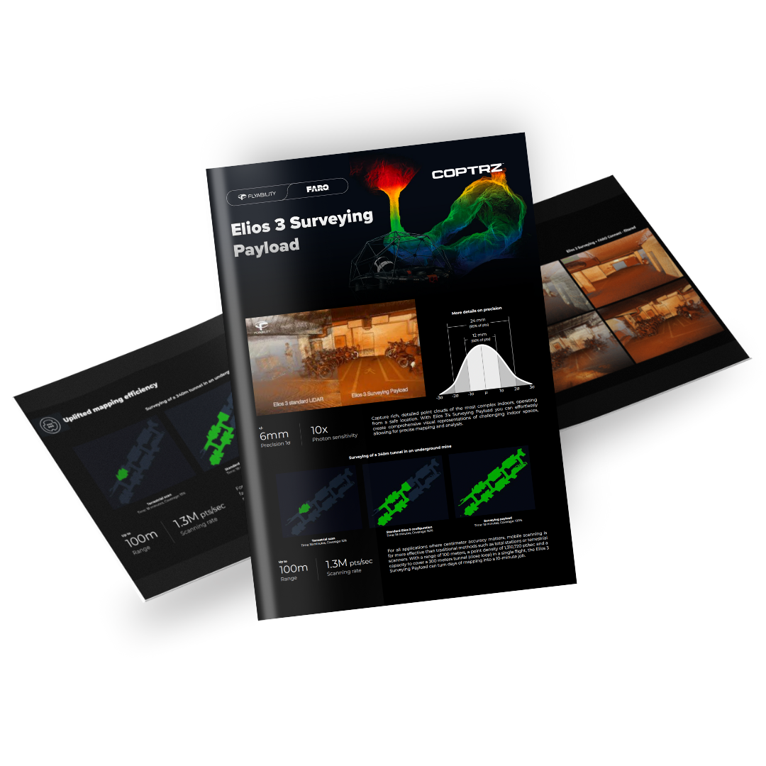 Flyability Elios 3 Surveying Payload - Datasheet